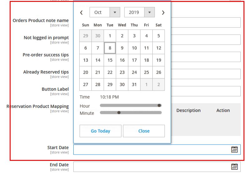  Magento2 System xml DateTime 