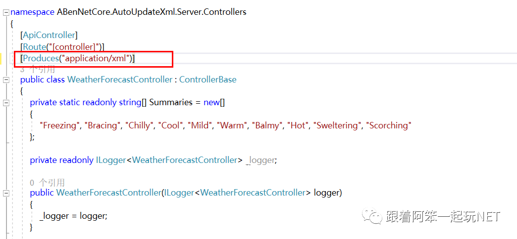 ASP NET Core WebApi XML 